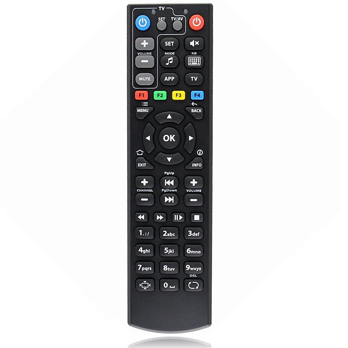 ANEBEST Black Original Replacement Remote Control forMAG 250 254 255 256 257 275 349 350 351 352 Linux IPTV Set Top Box