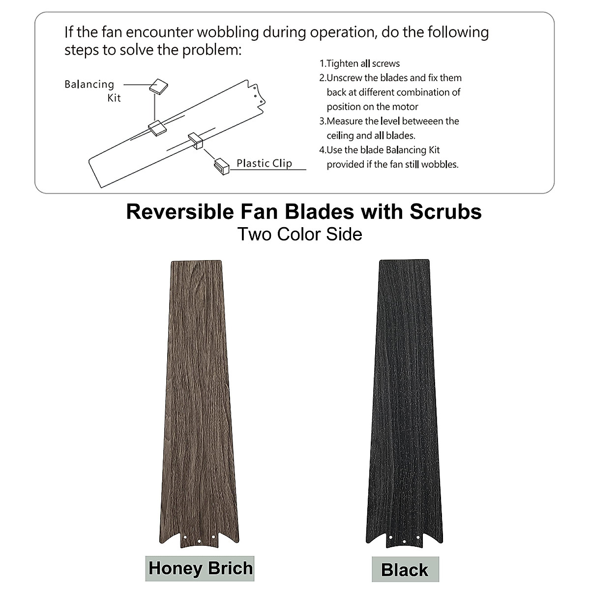 Flybull Ceiling Fans with Lights Flush Mount, 52 Inch Modern Black Ceiling Fan with Light and Remote Control - 3 Wood Blades LED Ceiling Fan Low Profile Ceiling Fan Light