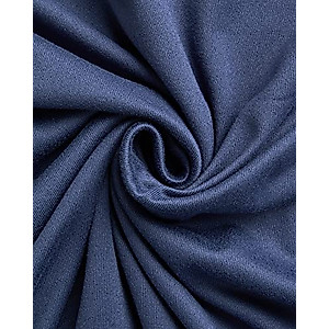 Lucky Brand Women's Pajama Set - 3 Piece Long Sleeve Night Shirt, Sleep Pants, Lounge Shorts (S-XL), Size X-Large, Denim Blue