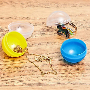 250-Pack Vending Machine Capsules - 1 Inch Gumball, Toy, Temporary Tattoo, Bulk Gumball Refills (5 Colors)