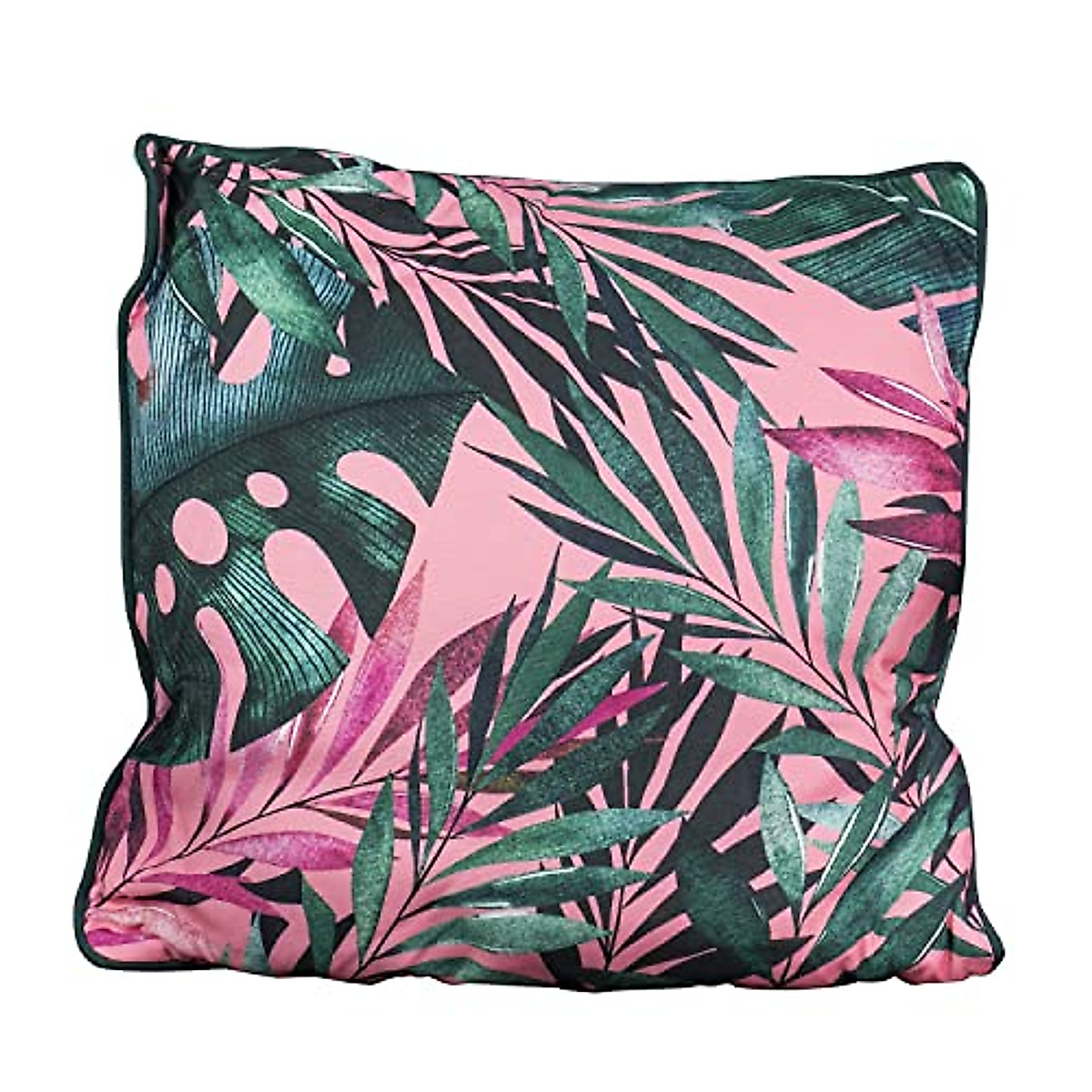 Sun-Ray 214015 Seat Cushion with Flame Retardant Filling, Pink/Green
