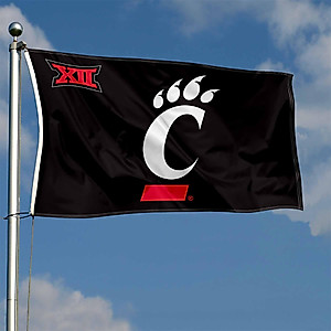 College Flags & Banners Co. Cincinnati Bearcats Big 12 Conference Large Grommet Banner Flag