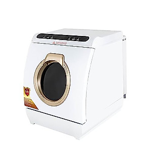 RustyVioum 900W Countertop Dishwasher, Portable Countertop Dishwasher, Automatic Dish Washing Machine with 5 Washing Program 7L Built-in Water Tank, Stainless Steel Countertop Air-Dry Dishwasher