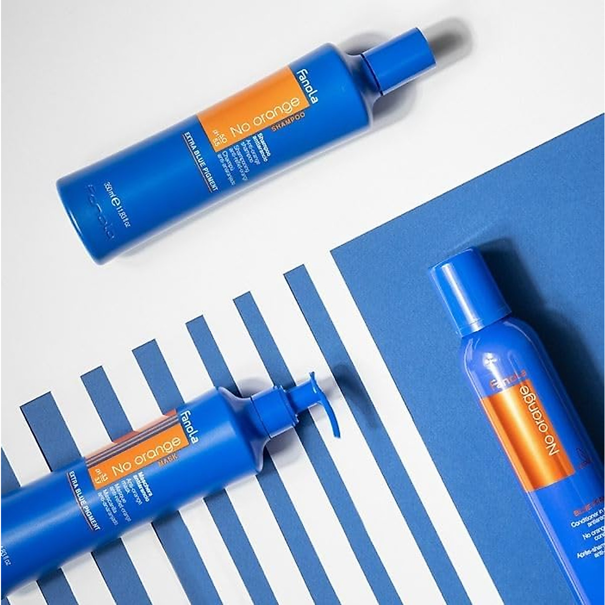 Fanola No Orange Shampoo Package (350 ml) Pack of 2