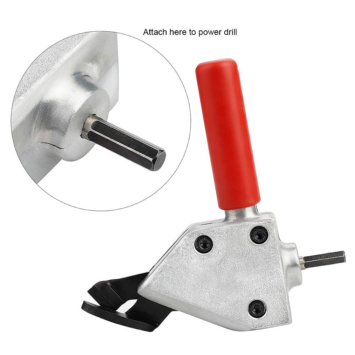 Electric Drill Scissor, Metal Cutting Tools Sheet Metal Shears Saw Steel Barbed Wire Stainless Steel Cutter Cutting Scissors Machine