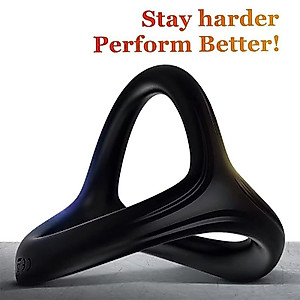 2pcs Penis Cock Rings for Men - Ring Soft Silicone Cock Rings Sex for Men - Men Erection Cock Ring Silicone Sex Toy for Men Couples Penis Ring for Men Sexual Wellness Hoodies ZH024