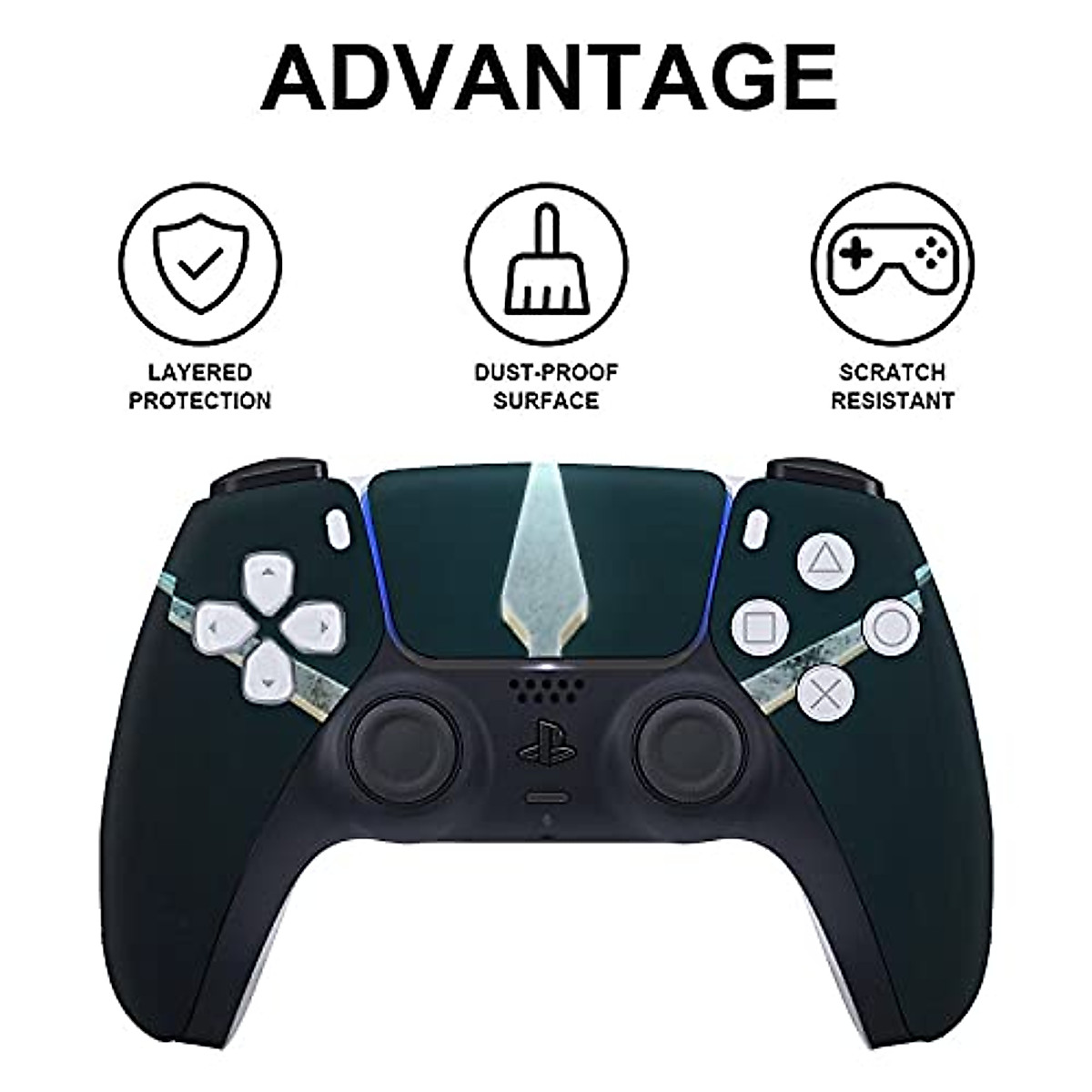 PlayStation 5 Digital edition version sticker protective cover, Code Geass Knights ps5 controller protective shell (compatible with ps5 Digital edition)