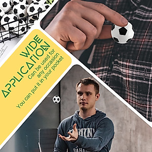 Xeehwb 30pcs Bouncy Balls,Soccer Bouncing Balls,Sports Rubber Bounce Balls,High Bouncing Soccer Balls for Stress Relief,Party Favors,Ball Games,Classroom Prizes,Stocking Stuffers(27mm)