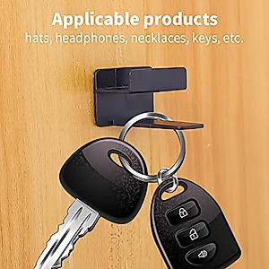 SARDFXUL 1/10pcs Adhesive for Wall Door Baseball Cap Holder Closet Storage Organizer Hat Hangers Hooks No Drilling hat Racks for Baseball caps Wall Mount