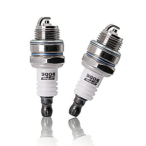 JMCHstore Racing Spark Plug For Coleman RB100 Monster Moto 80cc MM-B80, For Phatmoto gas bike 79cc Motovox MBX10 Mega Moto105cc Mini bike, MotoTec 105cc 3.5HP, MM-K80R Mega Max Go kart (Pack of 2)