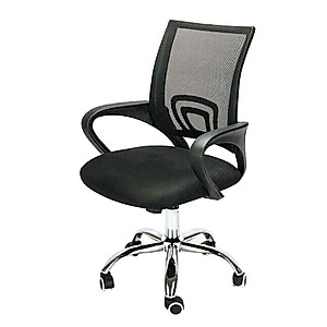 JTSQ Ergonomic Mesh Office Chair Adjustable Swivel Computer Desk Task Black Gaming Chair Office Chair Desk Chair Computer Chair Home Office Desk Chairs Gamer Chair Office Chairs
