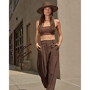 The Drop Women's Java High Waist Utility Pants by @Coveteur, 3X, Plus Size