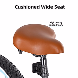 JOYSTAR 26inch Beach Cruiser Bike for Ages 12-14 Years Old Girls and Boys 26 Inch Beach Cruiser with Single Speed Step-Over Frame Blue