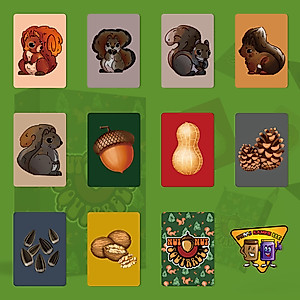 PBN'J Games LLC nut nut Squirrel! - Fun Card Game for Kids & Families. Ages 4+ | 3 Levels of Play | Mom's Choice Awards Winner
