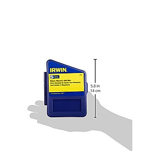Irwin Tools 61170 Tungsten Carbide Masonry Drill Bit Set, 5 Piece