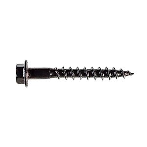Simpson Strong-Tie SD10112DBBR50 Outdoor Accents Connector Screw — 10 x 1.5 in. Double-Barrier Coating, Black (50-Qty)