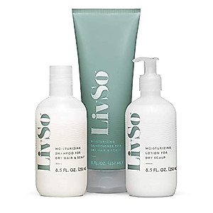 LivSo Moisturizing Shampoo - Dermatologist Created - Moisturizes Hair & Scalp - Naturally Derived - Fresh Feel Product - A Little Bit of LivSo Goes a Long Way
