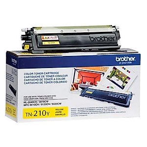 Brother OEM Toner TN210Y (YELLOW) (1 Cartridge) (TN210Y) -