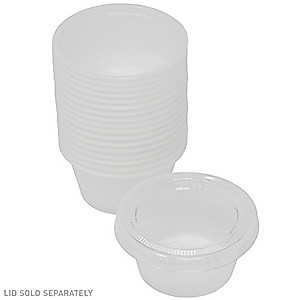 Simply Deliver 3.25 oz Soufflé Portion Cup, Translucent PS, 2500-Count