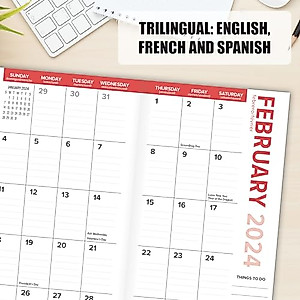 Willow Creek Press Tropical Summer 2-Year January 2024 - December 2025 Monthly Pocket Planner (3.5" x 6.5")