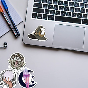 MKZ 200PCS Boho Witchy Apothecary Stickers Witch Sticker Tarot Goth Waterproof Toy Decals for Kid Girl Gift,(FE081FE082GT146GT147)