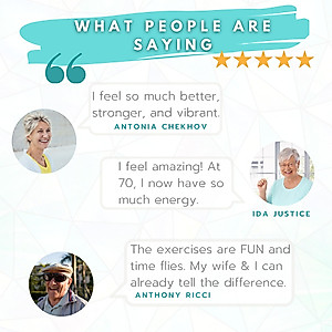 STRENGTHENING EXERCISES FOR SENIORS DVD + Poster + Resistance Band. Renew - Strength - Stamina. DVD Exercise for Seniors and Beginners. Resistance Band Workouts for Seniors. Exercise Seniors DVD.