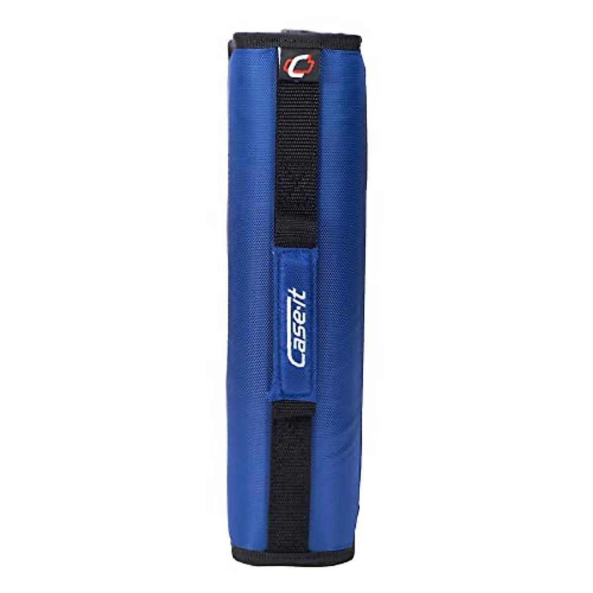Case-it The Dual 2-in-1 Zipper Binder - Two 1.5 Inch D-Rings - Includes Pencil Pouch - Multiple Pockets - 600 Sheet Capacity - Comes with Shoulder Strap -Dual-132, Blue