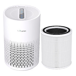 Air Purifiers Plus One More HEPA Filter for A11ergies, Pollen, Smoke, Dusts, Pets Dander, Odor, Hair, Ozone Free, 20db Quiet cleaner for Bedroom, Room, Kitchen and Living Room, SGS Certificaion