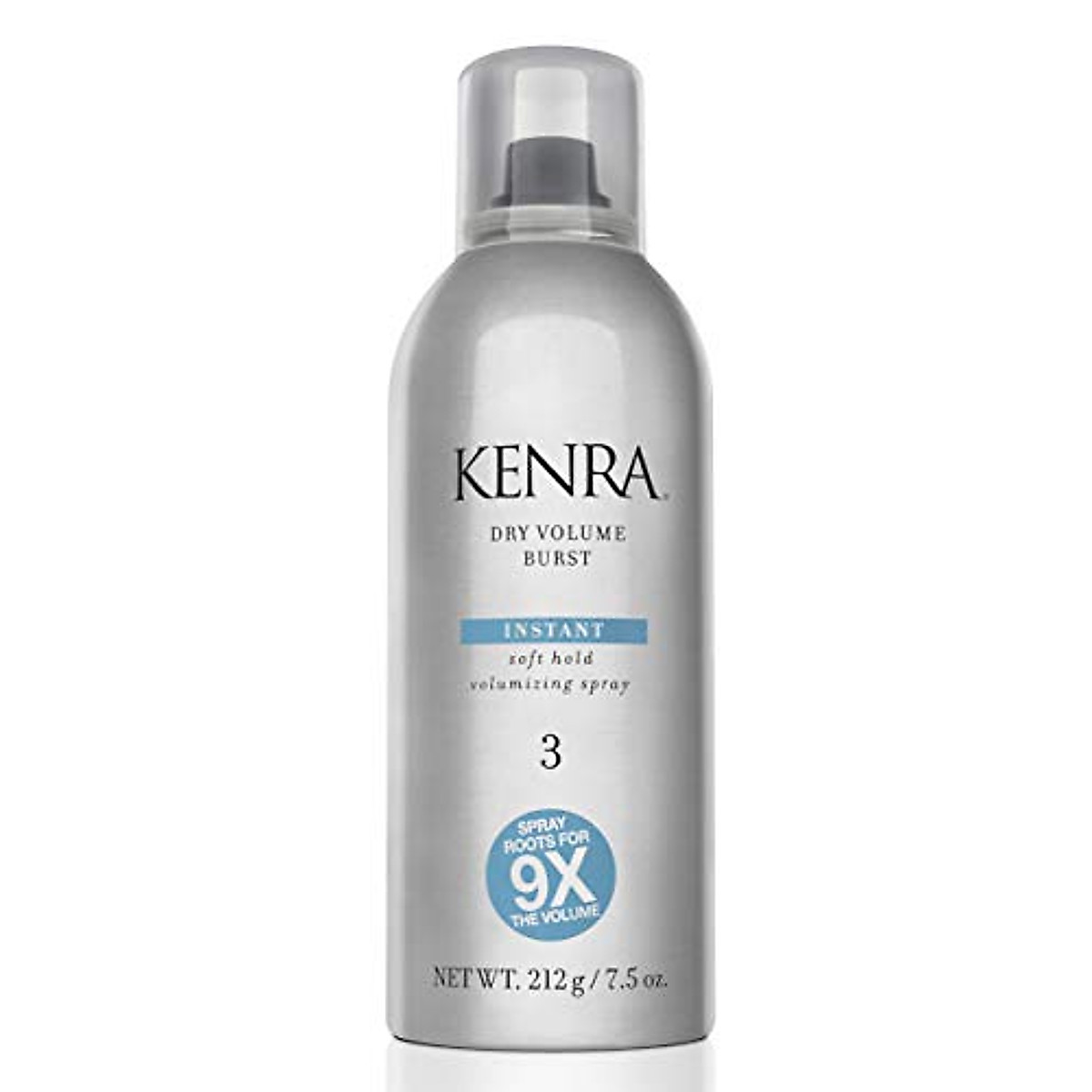 Kenra Dry Volume Burst 3 | Instant Volume Hairspray | Soft Hold Volumizing Spray | Dry Application | All Hair Types | 7.5 oz