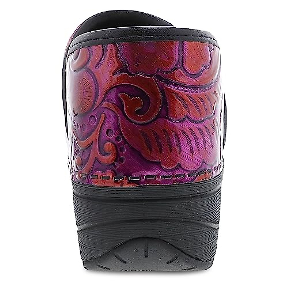 Dansko XP 2.0 Clogs for Women – Lightweight Slip Resistant Footwear for Comfort and Support – Ideal for Long Standing Professionals, Fuchsia Tooled Clogs 7.5-8 M US