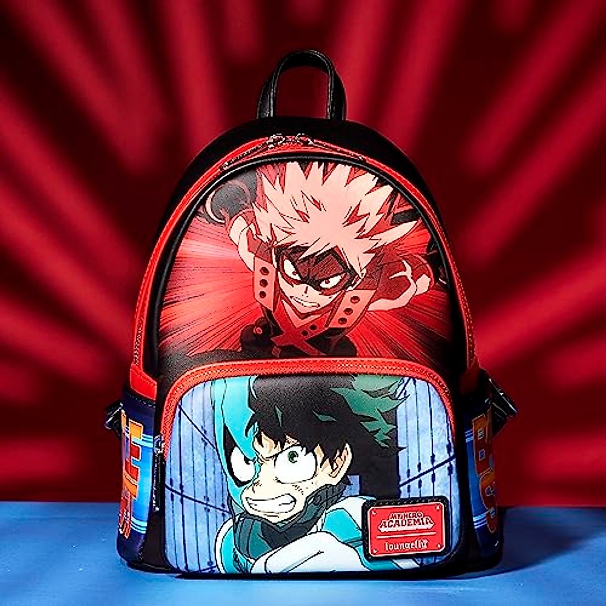 Loungefly My Hero Academia: Deku vs. Kacchan Collection Mini-Backpack, Amazon Exclusive