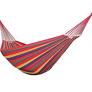 GUAGLL Outdoor Double Canvas Hammock Garden Hammock Chair Dorm Swing 2 Person 450 Pounds