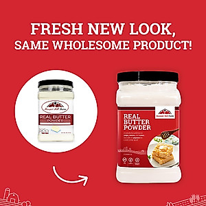 Hoosier Hill Farm Real Butter Powder, 1LB (Pack of 1)