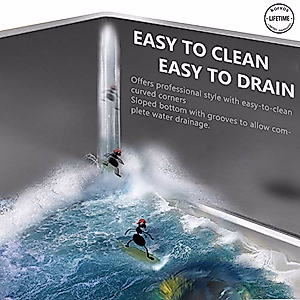 KORVOS Workstation Undermount 16 Gauge Single Bowl Bar Kitchen Sink with Bamboo Cutting Board and Accessories, 24 Inch, Stainless Steel