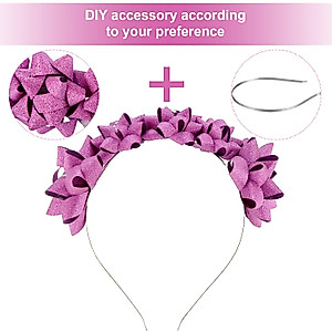 24 Pieces Smooth Metal Headbands Blank Metal Headbands 2 Colors DIY Craft Wire Frame Hairband for Men Women Hair Accessory