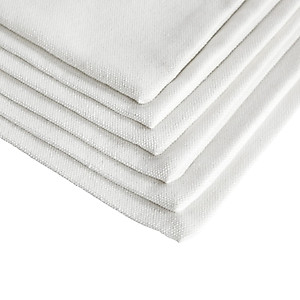 Bright Creations 6 Pack Large Cosmetic Canvas Pouch With Zipper 9 x 12, Blank Bag Organizer Purse for Travel, Toiletry, DIY Crafts