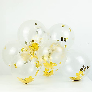 Blue Balloon Garland Arch kit-136PCS Black Metallic Blue Metallic Silver and Gold Confetti Latex Balloons for Baby Shower Birthday Wedding Graduation Bachelorette Anniversary Party