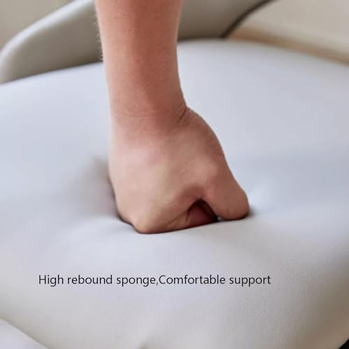 AMENAS WKWKW Kitchen Kitchen Dining Chairs Set of 4 Faux Leather Living Room Side Chairs with Metal Chair Legs for Home Commercial Restaurants(Premium Gray)