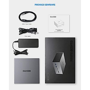 EUASOO USB-C Docking Station 16 in 1 Triple Display USB C Dock with Charging Support, 4K HDMI, DP, VGA, 7 USB Ports, Ethernet, SD/TF Card Reader for MacBook and Windows, MacOS only Support Mirror Mode