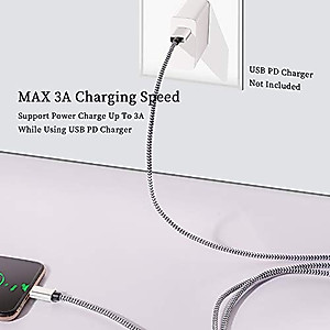 QQLIKE USB Type c Cable, 5 Pack (6FT) Nylon Braided USB C Cable 3A Fast Charging Cord for Samsung Galaxy S9 S8 Note 9 Note 8 Galaxy Note 20 10 S21 S20 S10 Plus C Cord Type C Cable