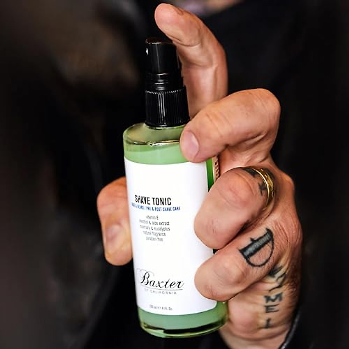 Baxter of California Shave Tonic For Men | Non-Drying | Hydrate & Strengthen | Aloe Extract and Eucalyptus | 4 fl oz.