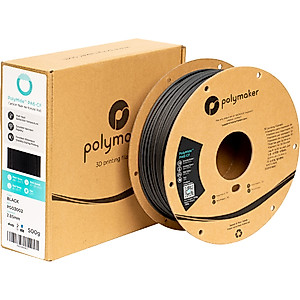 2.85mm(3mm) PA6-CF Nylon Filament 2.85 Black, 500g Carbon Fiber Nylon Filament 2.85mm, Polymaker PolyMide PA6-CF Warp Free Nylon, Print with 2.85mm Openning 3D Printers Only