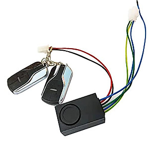 Bike Fender Bike Alarm System 36V 48V 60V 72V with Two Switch for Electric Bicycle/Scooter Motorcycle Tricycle e Bike/brushless Controller Mud Guards