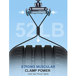 Xooec Car Phone Holder Mount, [Horizontal & Vertical Vents Friendly] Universal Stable Air Vent Cell Phone Car Mount with Metal Hook Clip for iPhone 14 13 12 11 Pro Max Samsung Galaxy Note S21 Ultra