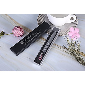 Glass Nail File With Austria Crystals – G.Liane Professional Crystal Fingernail Files In Aluminum Case Perfect Manicure Set For Women Men Kids Nail Care Gift Set (Pink Seahorse)