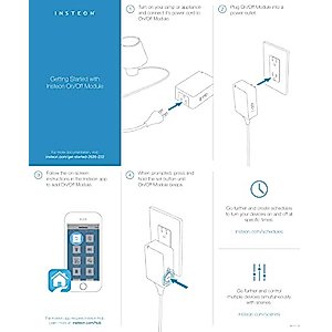 Insteon Smart On/Off Plug-in Module, 2635-222 - Insteon Hub required for voice control with Alexa & Google Assistant