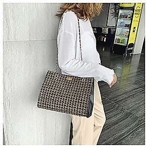 YOUYIS Women Pu Leather Chain Women Shoulder Bag Large Capacity Ladies Crossbody Bags For Women Messenger Bags