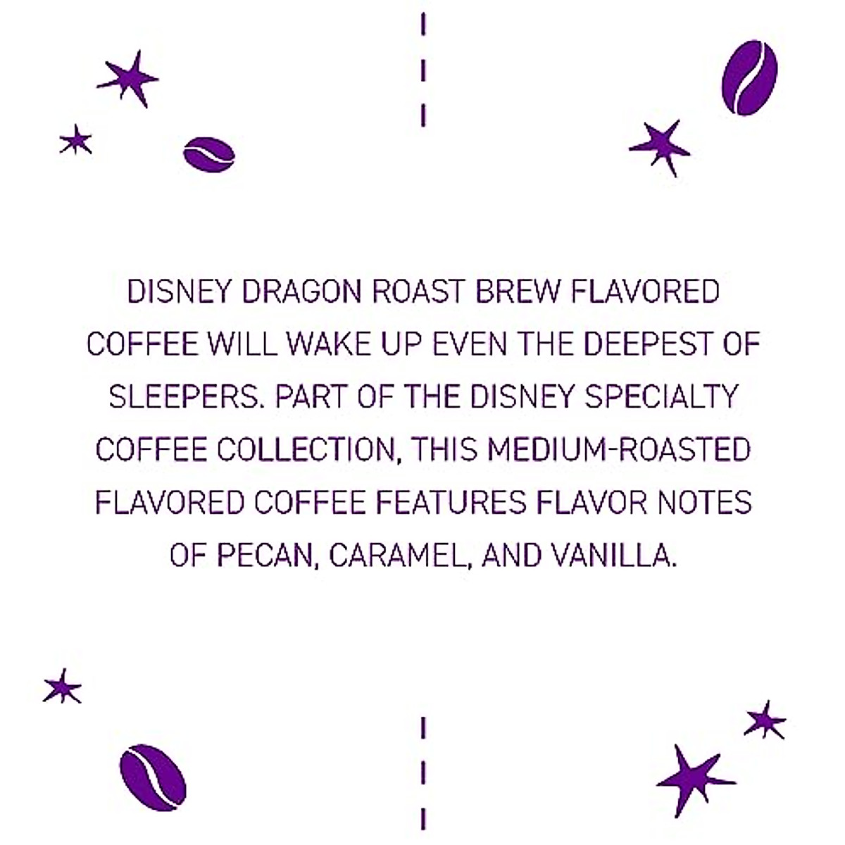 Joffrey's Coffee - Disney Dragon Roast Brew, Disney Specialty Coffee Collection, Flavored Coffee, Flavor Notes of Pecan, Vanilla, & Caramel, Artisan Medium Roast, Brew or French Press (Ground, 11oz)