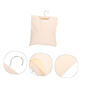 HOOTNEE Clothespin Bag Clothes Baskets Stockings Bag Clothes Pin Portable Clothespin Hanging Bag Hanging Underwear Bag Kitchen Storage Bag Hanging Storage Clip Hooks Stainless Steel Beige