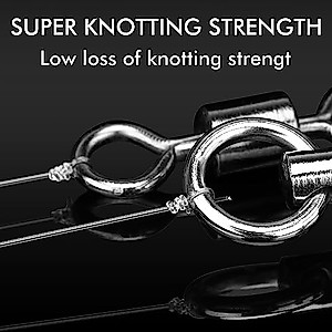 TRUSCEND Monofilament Fishing Line, Superior Nylon Low Memory Fishing Line, Excellent Casting, Exceptional Strength and Abrasion Resistance Mono Line, Ties Strong Knots, 16lb/0.3mm/547yds